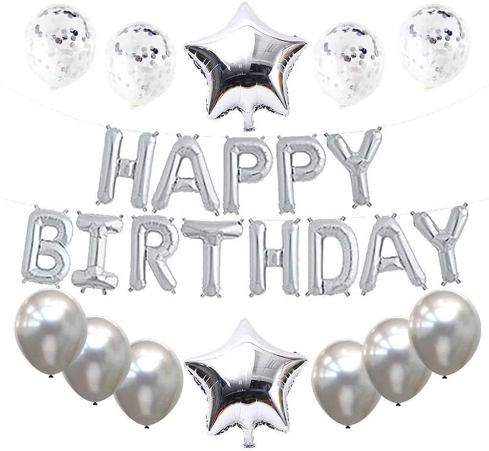 Birthday Decorations Birthday Balloon Banner Bunting Men Birthday ...