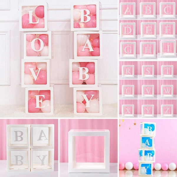 Balloon Letter Boxes - Etsy
