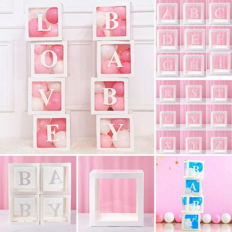 Balloon Box Letters - Etsy