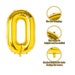 40 Number Balloon 40th Birthday Decorations Gold Balloons Birthday ...