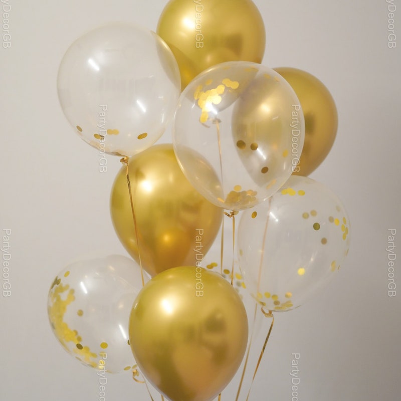 Gold Balloons - Etsy
