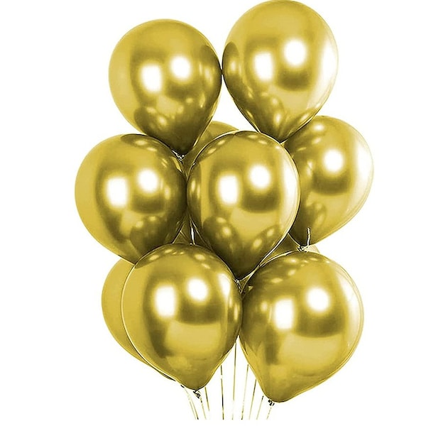 Gold Balloons - Etsy