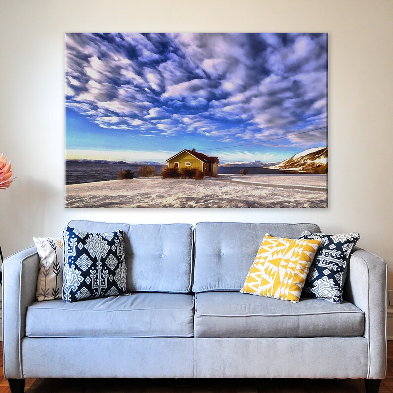 Iceland Wall Print 3 Panels Iceland Scenery Wall Art Winter - Etsy