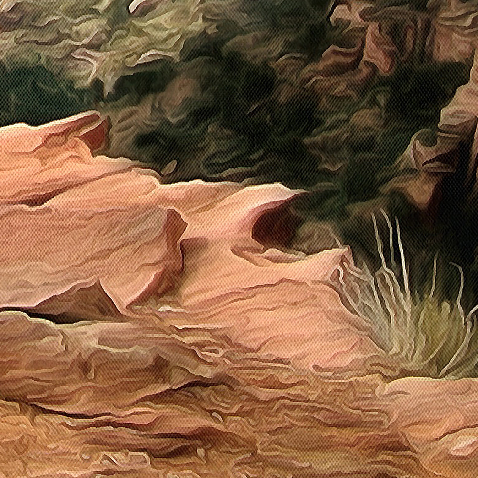 Zion National Park Utah Canvas Printpainted Wall Clock - Etsy