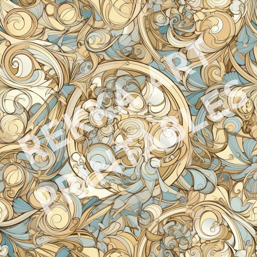 20 Leonardo Da Vinci Inspired Design Printable Papers | Scrapbook ...