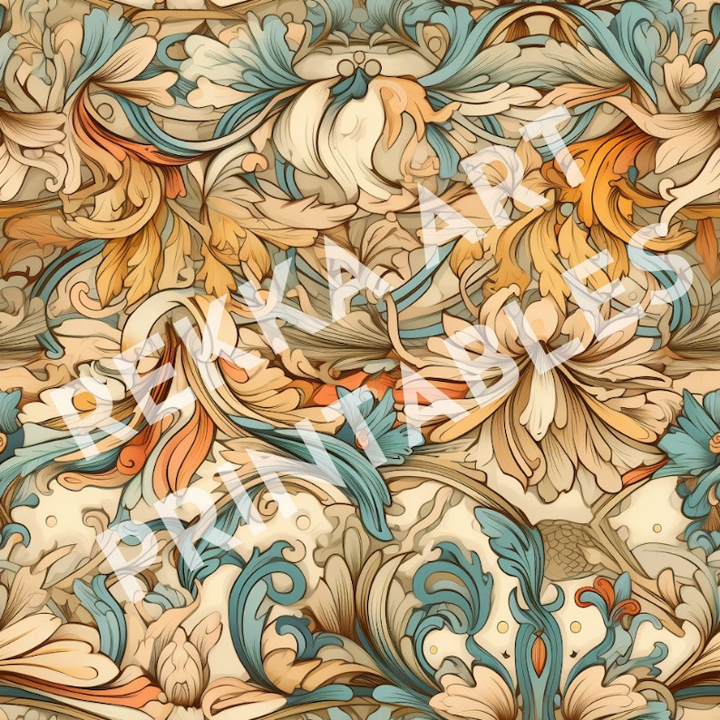 20 Leonardo Da Vinci Inspired Design Printable Papers | Scrapbook ...