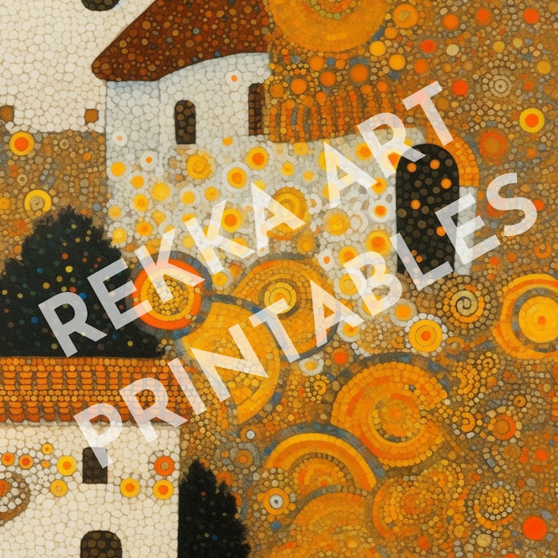 20 Gustav Klimt Inspired Design Printable Papers | Scrapbook Papers ...