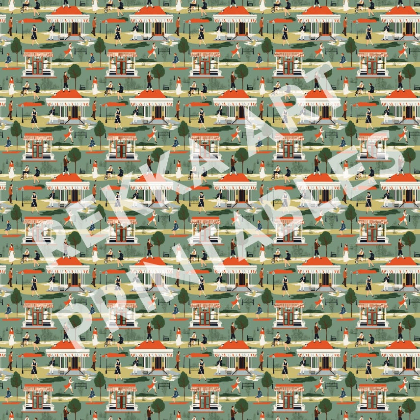 20 Edward Hopper Inspired Design Printable Papers | Scrapbook Papers ...