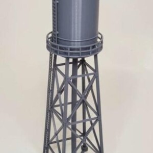 HO/TT Scale 3D Printed Kit Water Tower (gray) - Etsy