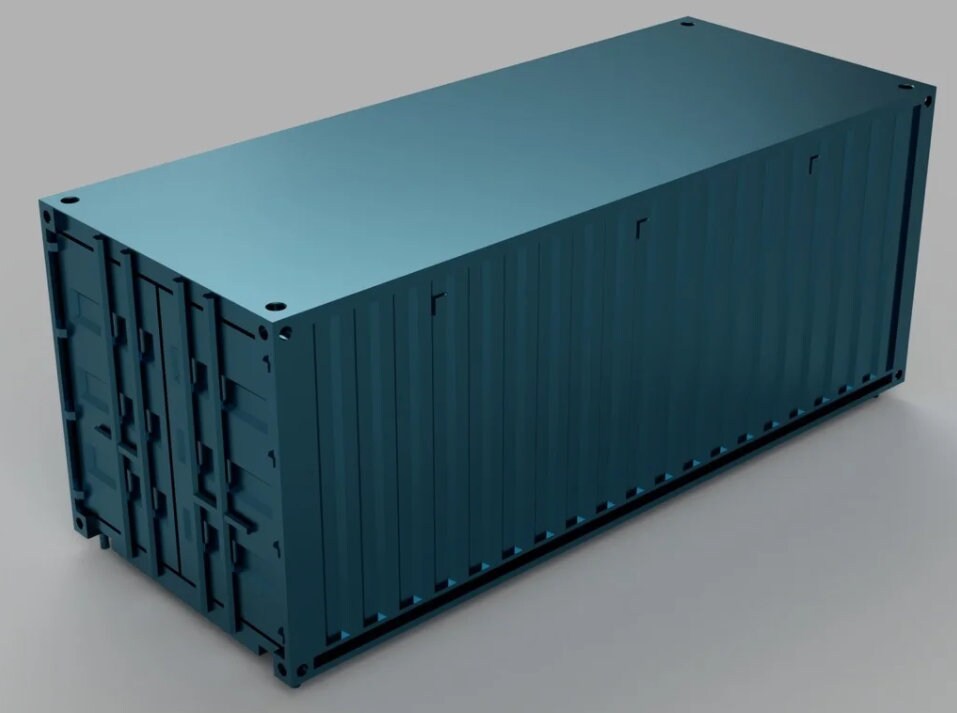 HO/TT/N Scale 3D Printed 1CC 20ft Container - Train Freight Car - Etsy