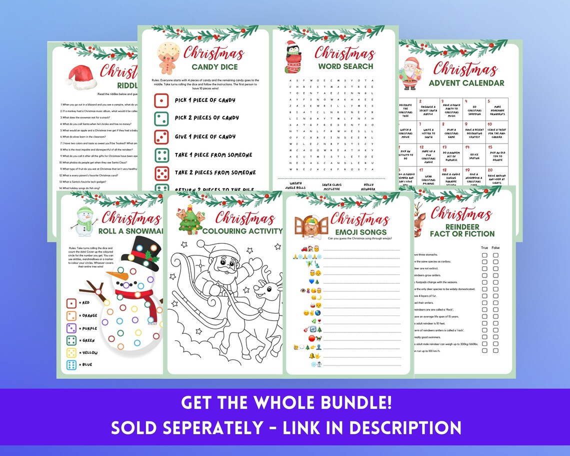 Christmas True or False Quiz, Fact or Fiction, Christmas Family Game ...