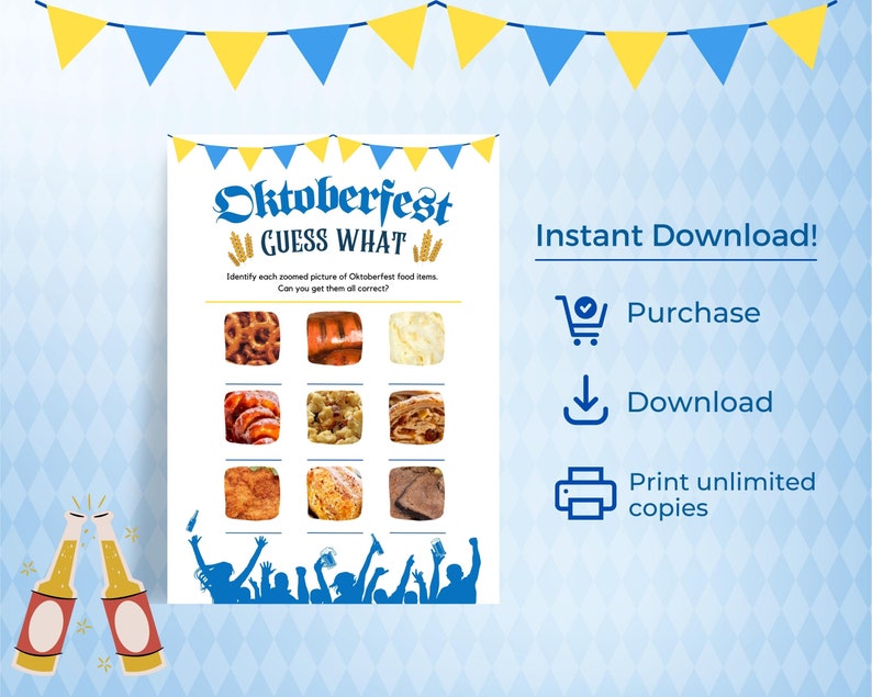 Oktoberfest Trivia Bundle, Oktoberfest Games, German Games, Oktoberfest ...