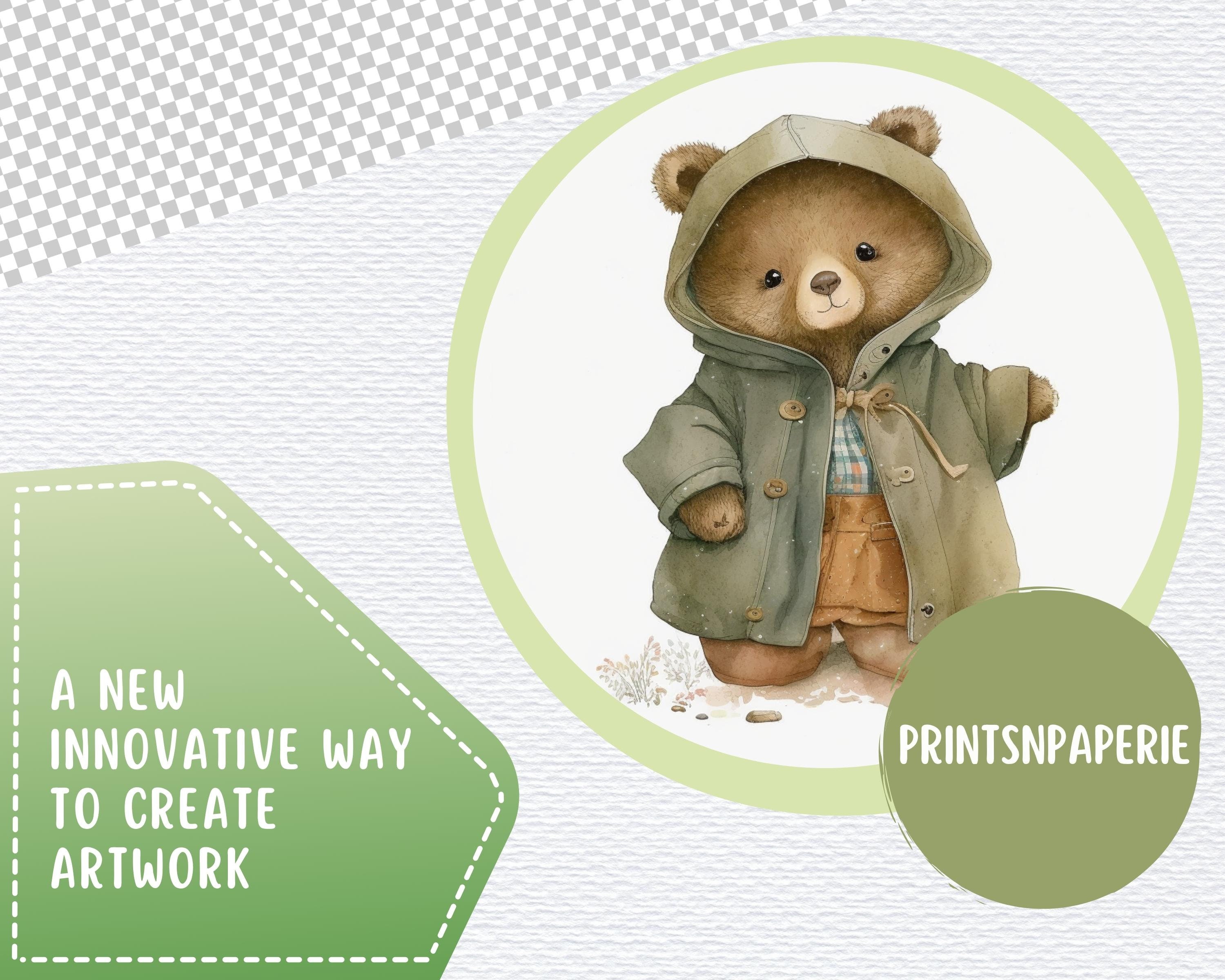 Midjourney Prompt, AI Prompt for Cute Watercolor Animals, AI Art ...