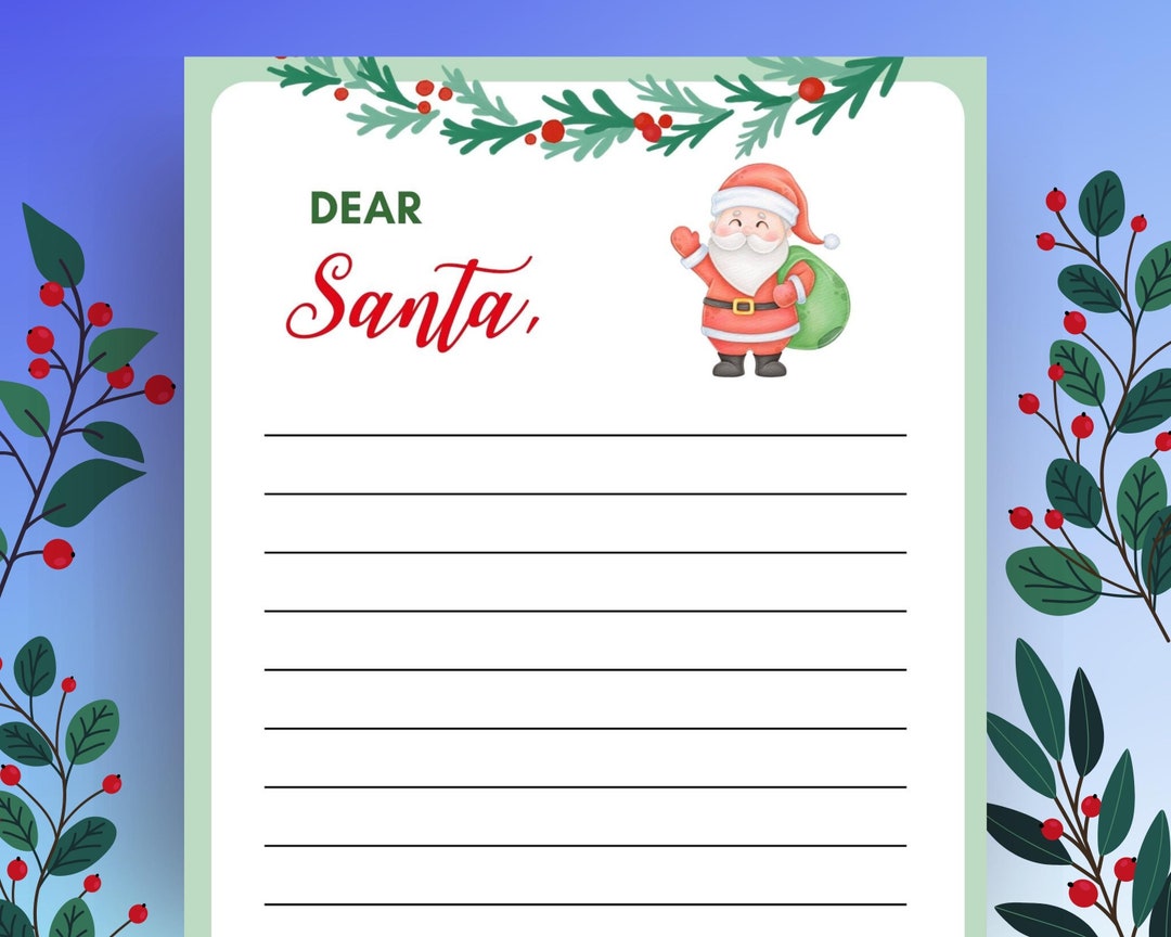 Letter to Santa, Santa Letters, Christmas Activities, Santa Letters ...