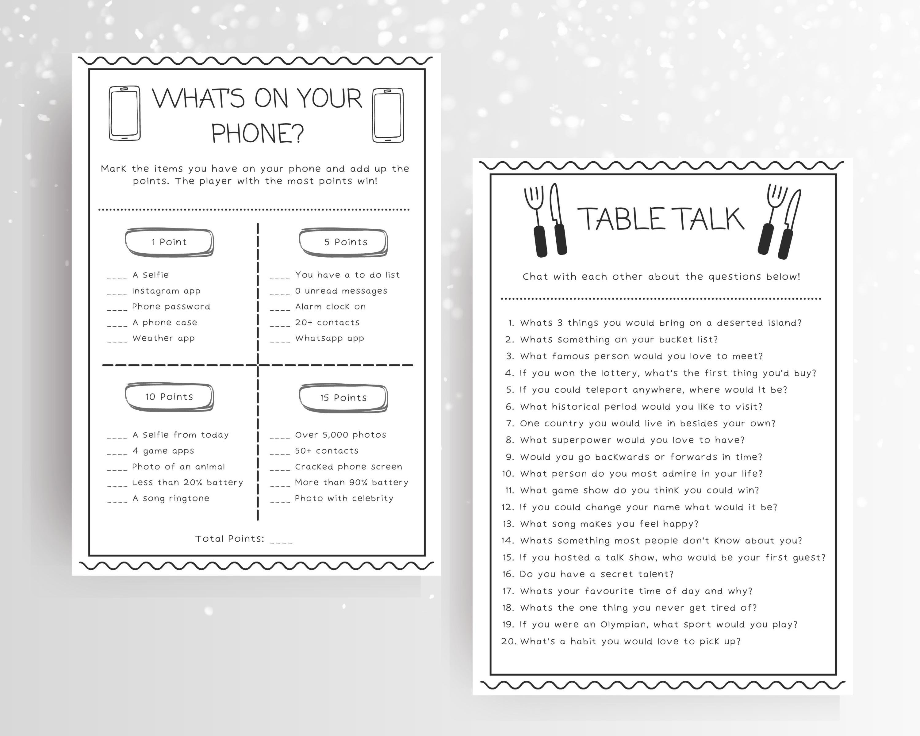 Icebreakers Games Bundle Team Building Games, Human Bingo, Adult Party ...