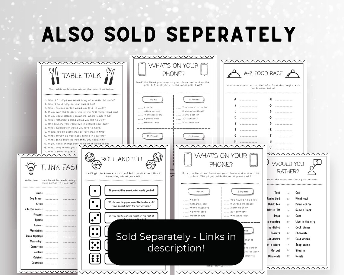 Icebreakers Games Bundle Team Building Games Human Bingo - Etsy UK
