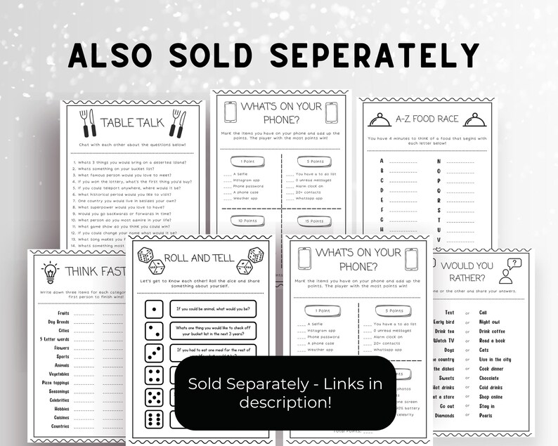 Icebreakers Games Bundle Team Building Games Human Bingo - Etsy UK