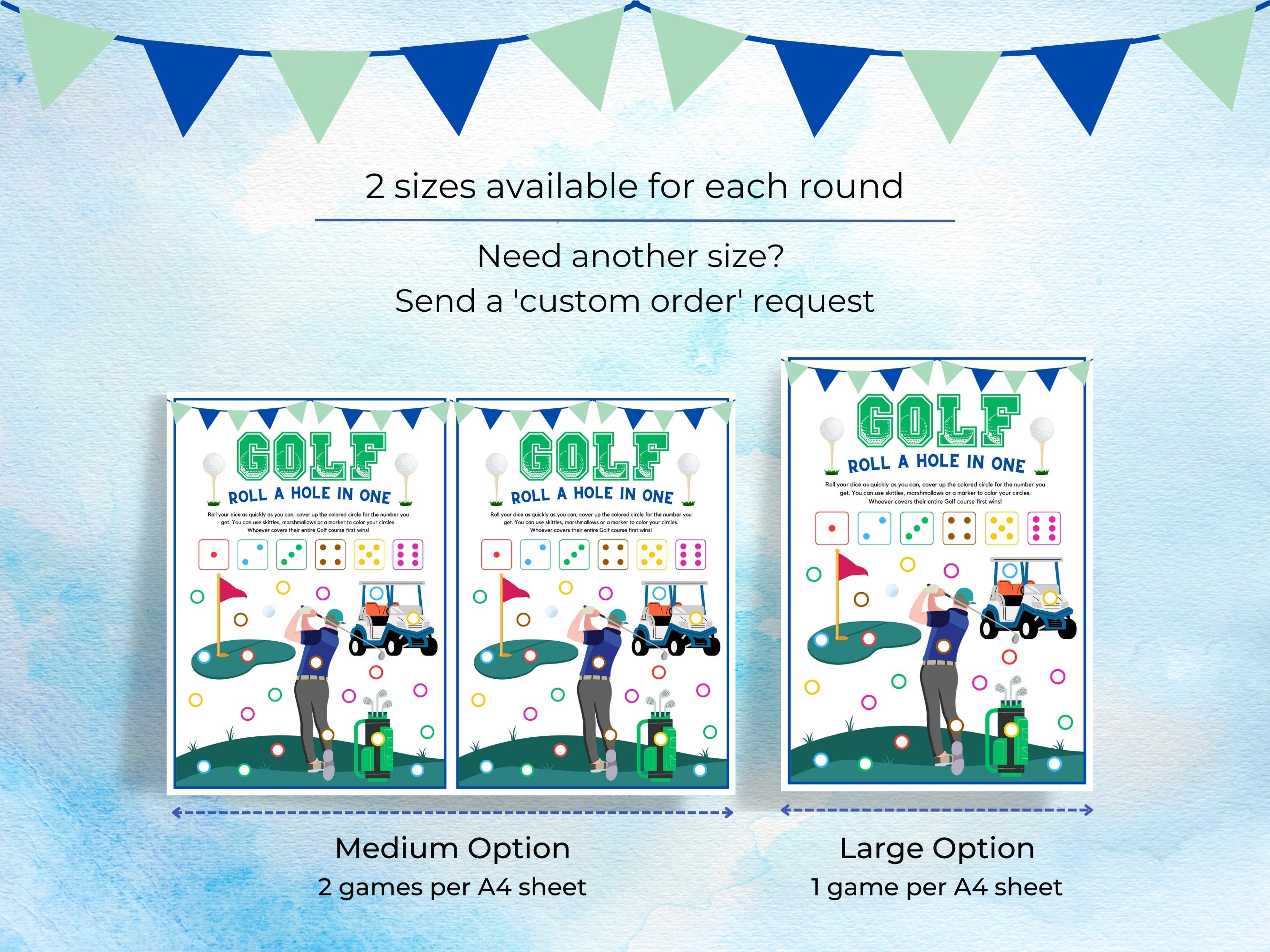 Editable Golf Party Games, Golf Activities, Golf Watch Party, Golf ...