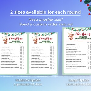 Christmas True or False Quiz, Fact or Fiction, Christmas Family Game ...