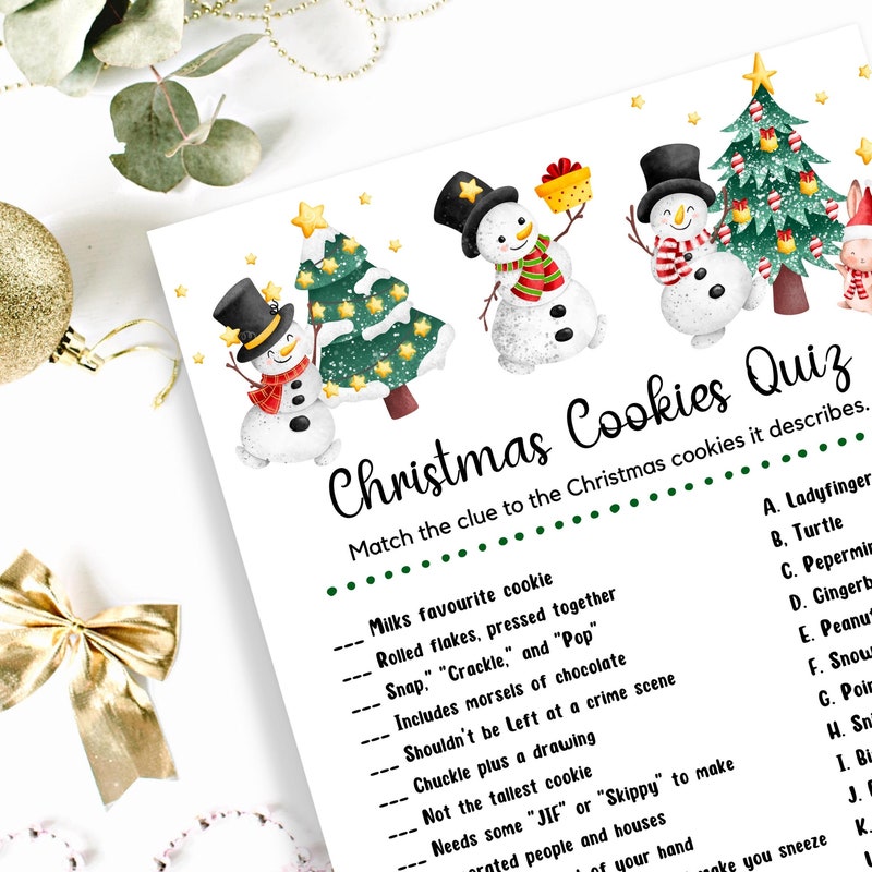 Christmas Party Game - Etsy