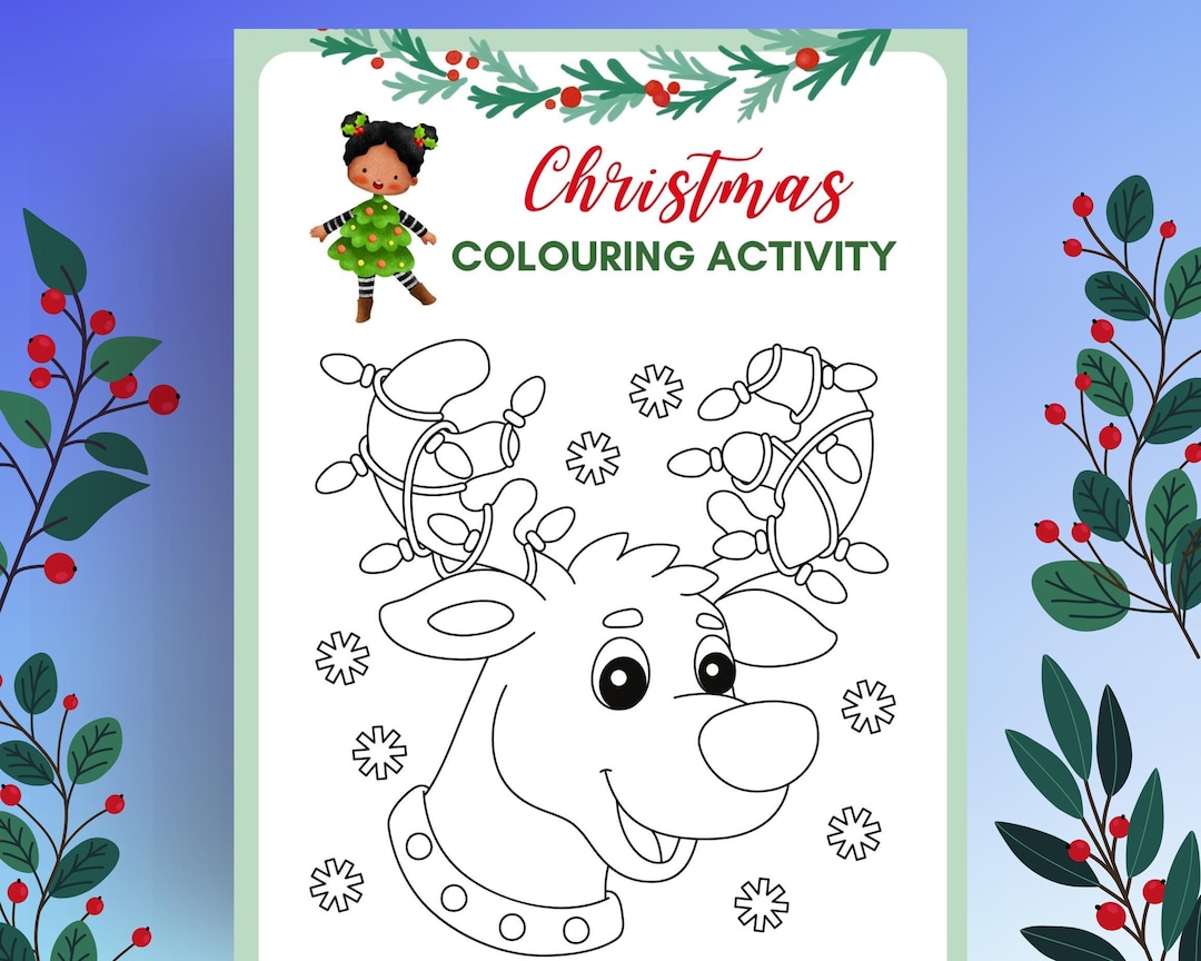 Christmas Colouring Page, Christmas Crafts, Christmas Activities ...