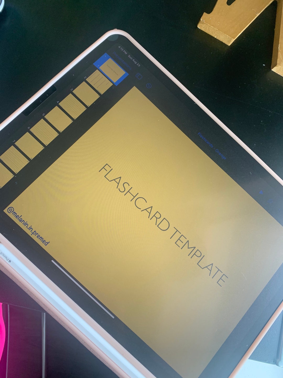 Digital Flashcard Template Set - Etsy