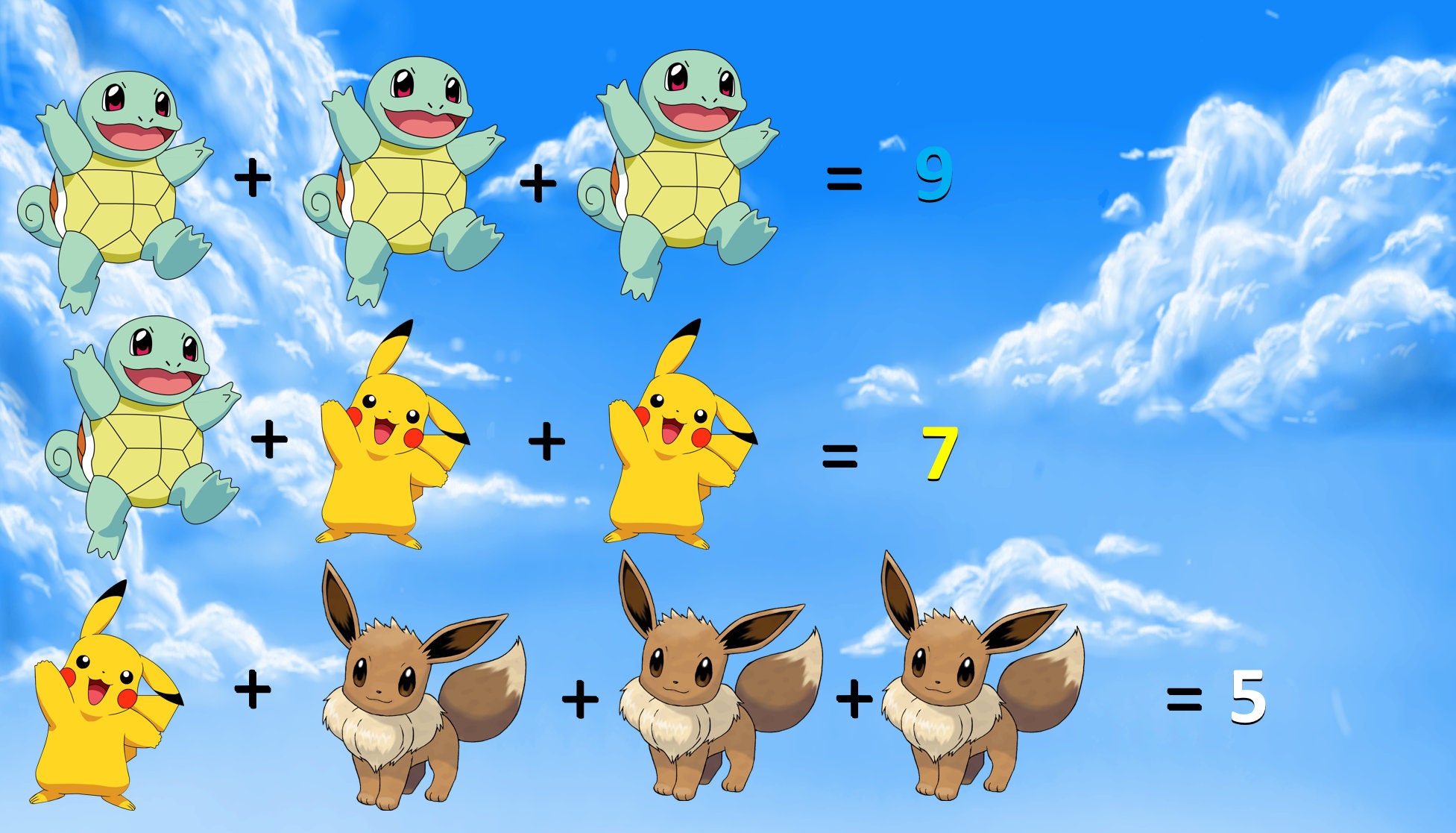 Pokemon Maths Presentation - Etsy