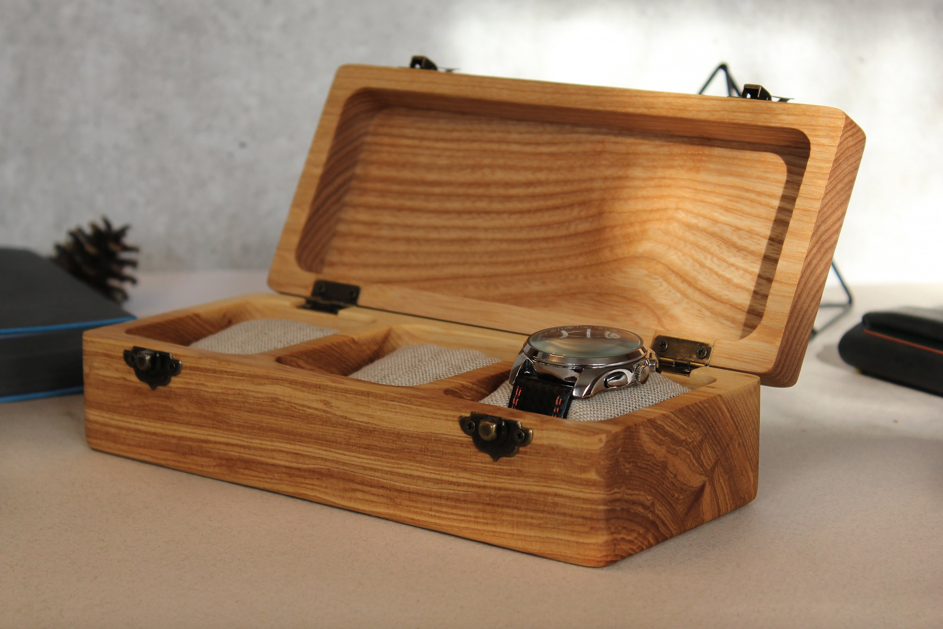 Personalized Wooden Watch Box for Gifts Custom Watch Box | Etsy