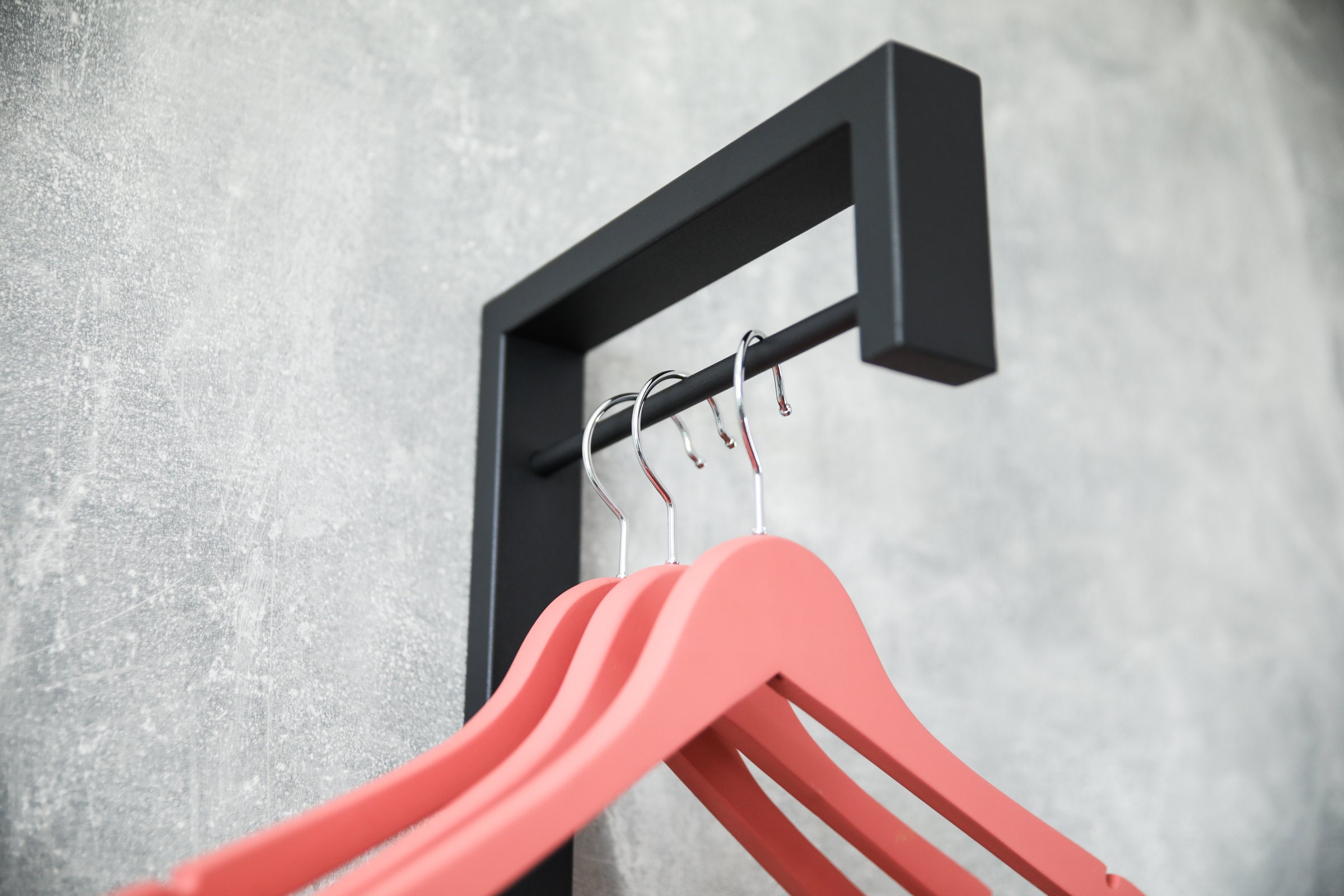 Metal Wall Mount Laundry Valet: Mudroom Coat Rack - Etsy