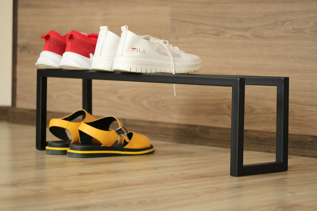 Metal Shelf for Storing Shoes Loft Shoe Rack Metal Shoe - Etsy