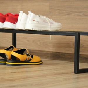 Metal Shelf for Storing Shoes, Loft Shoe Rack, Metal Shoe Industrial ...