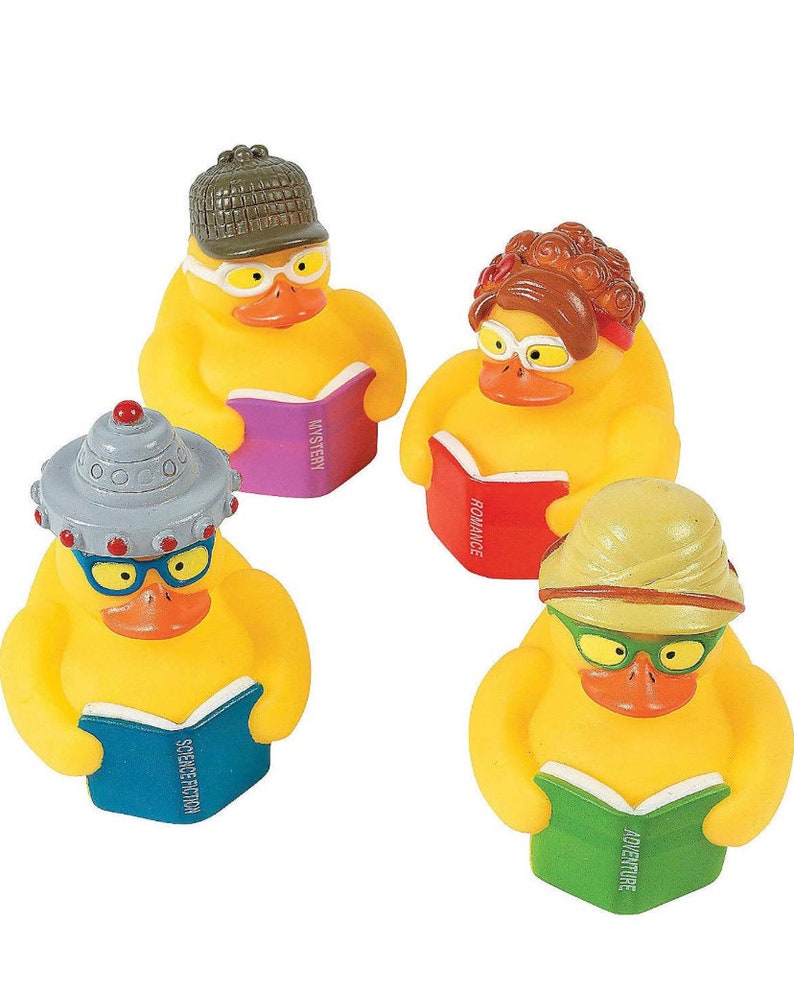 Reading Rubber Duck Shea Butter Bar Soap Book Club Reading - Etsy