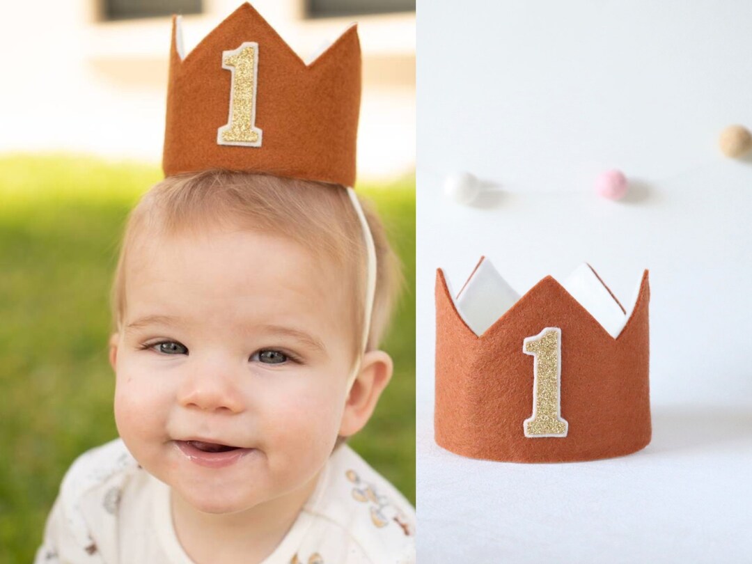 Brown Birthday Crown for a Teddy Bear/woodland/one Happy Camper/forest ...