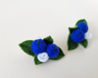 Blueberry Hair Clip - Etsy