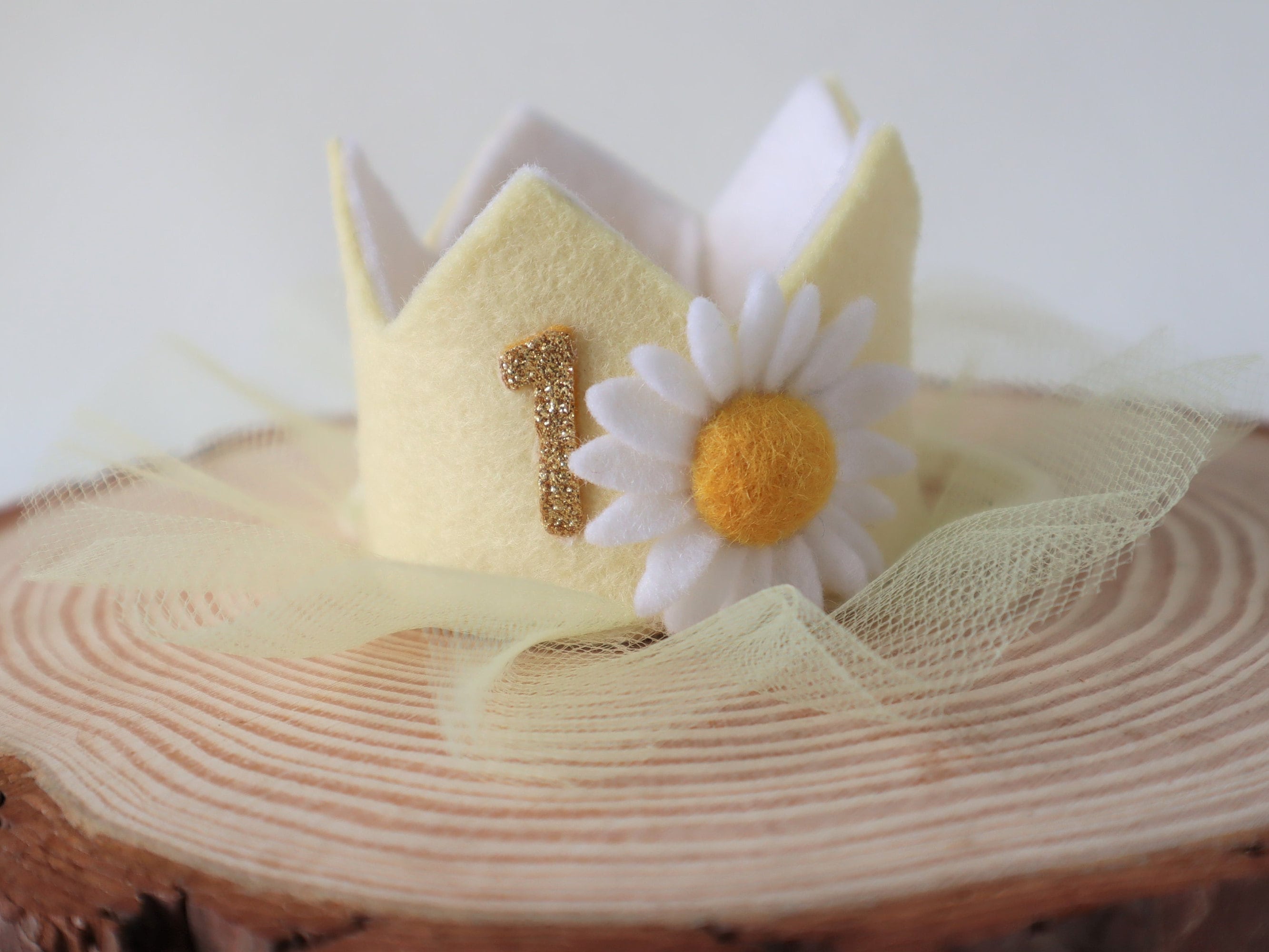 Daisy Birthday Crown for A 1st Birthday Daisy Party Theme - Etsy Australia