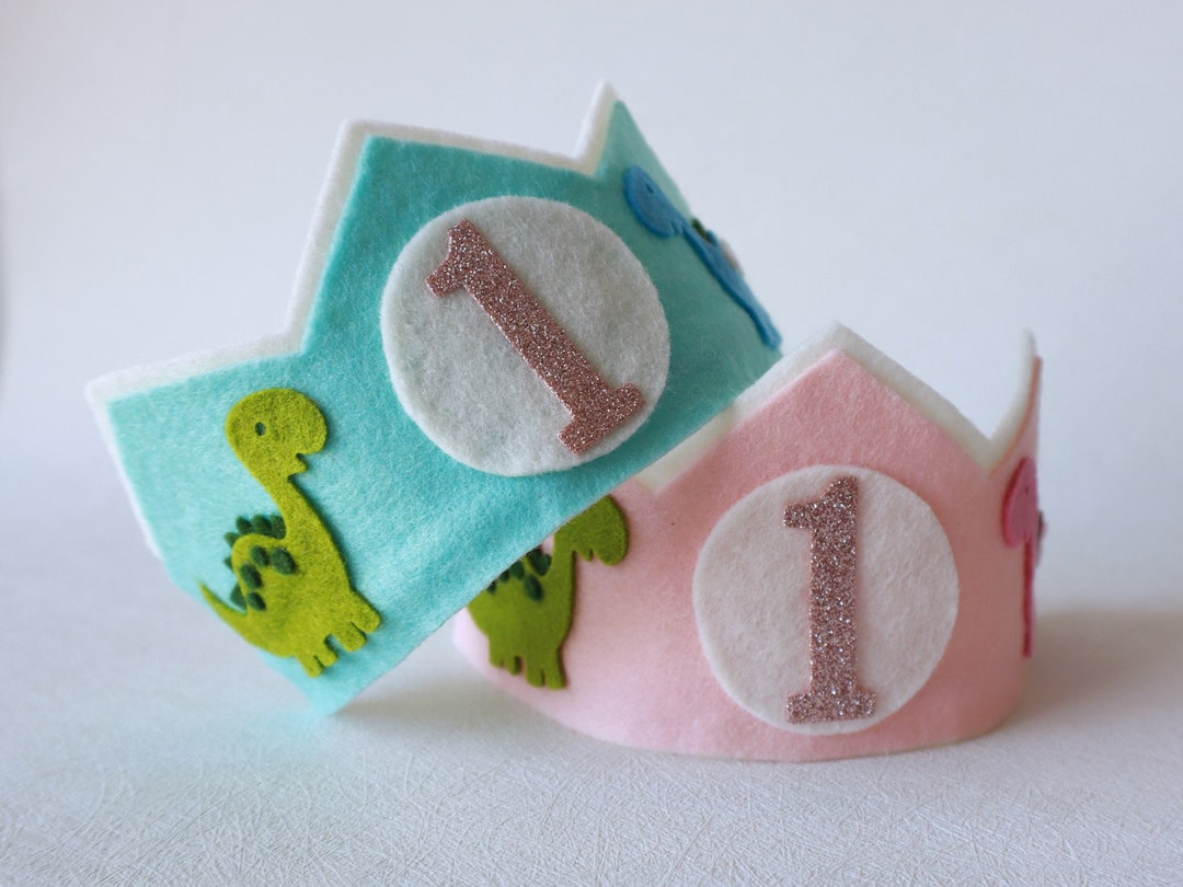 Dinosaur Birthday Crown | Birthday Party Hat | 1st Birthday Crown ...
