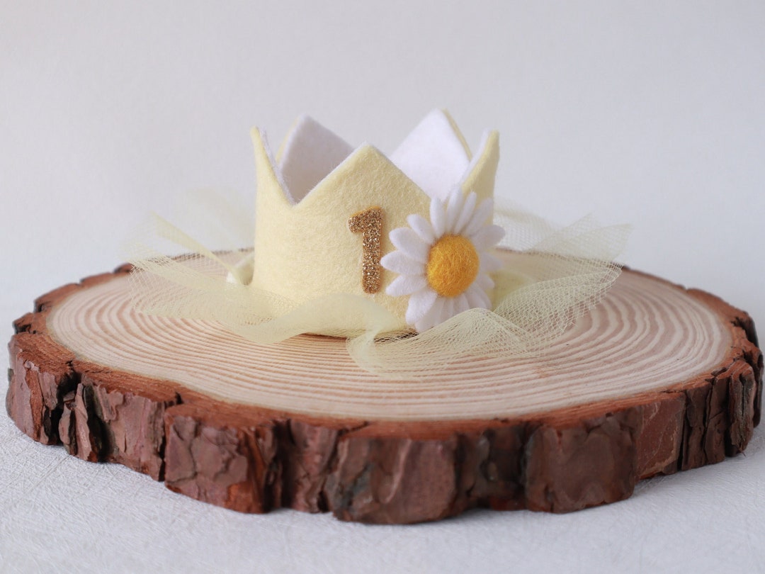 Daisy Birthday Crown for A 1st Birthday Daisy Party Theme | Daisy Party ...