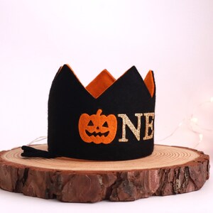 Halloween Pumpkin Birthday Crown for a Spooky One Boo Day Party. Hey ...