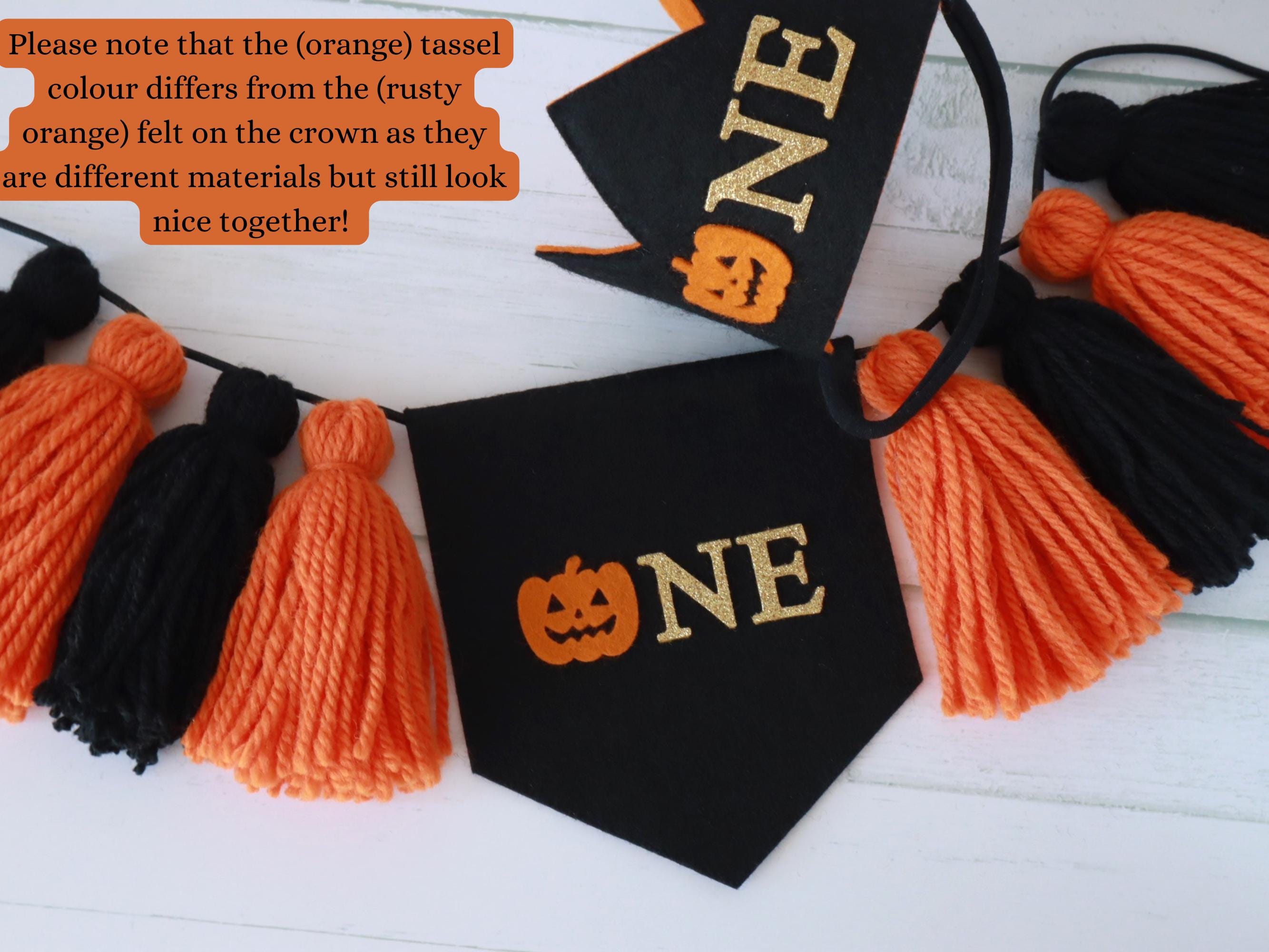 Halloween Pumpkin Birthday Crown for a Spooky One Boo Day Party. Hey ...