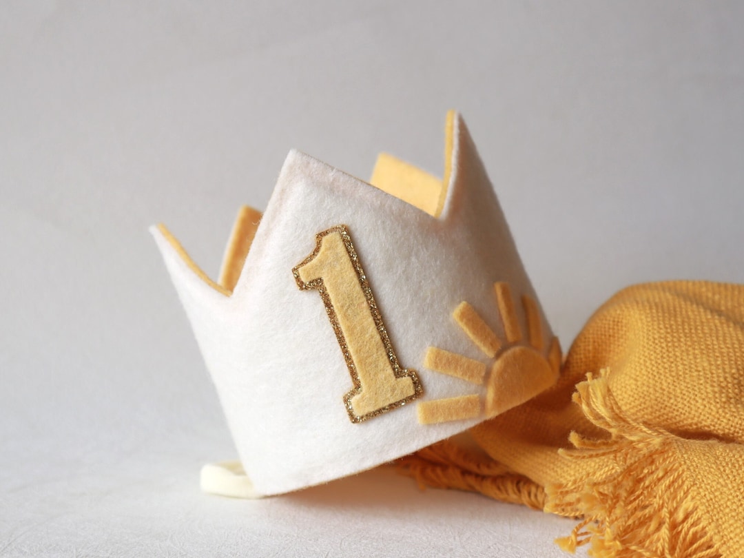 First Trip Around the Sun Birthday Crown. Boho Sunshine Girl Birthday ...