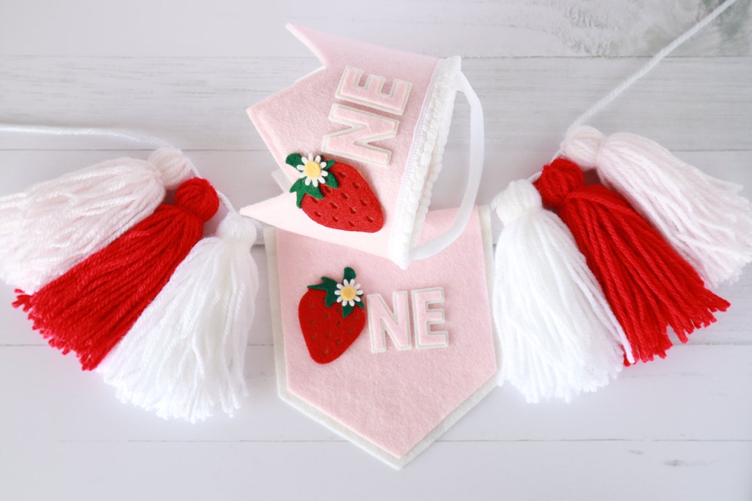 Berry First Birthday Crown, Berry Sweet One Strawberry Birthday High ...