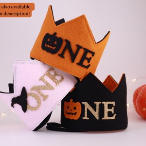 Halloween Pumpkin Birthday Crown for a Spooky One Boo Day Party. Hey ...