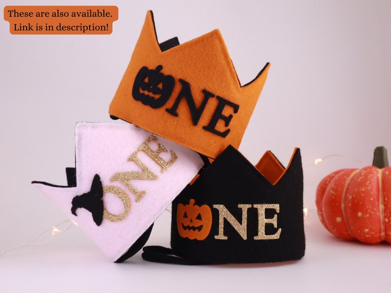 Halloween Pumpkin Birthday Crown for a Spooky One Boo Day Party. Hey ...