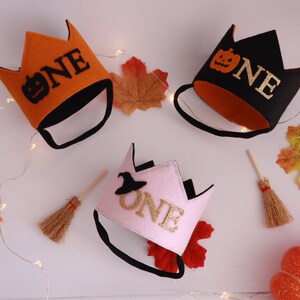 Halloween Pumpkin Birthday Crown for a Spooky One Boo Day Party. Hey ...