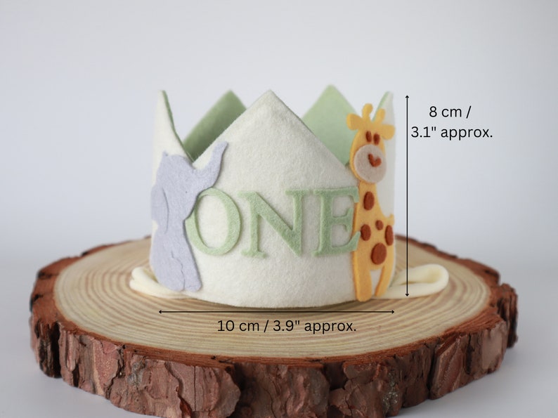 Wild One Birthday Crown, High Chair Banner. Safari, Jungle Birthday Hat ...