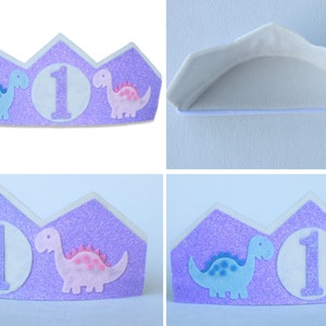 Dinosaur Birthday Crown | Birthday Party Hat | 1st Birthday Crown ...