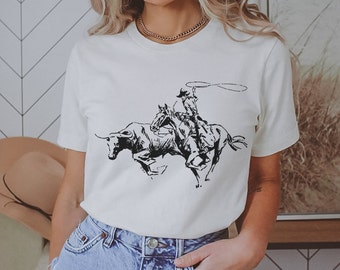 Western Coors Cowboy Graphic Tee - Etsy