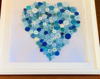 Rainbow Garden No Text button Art - Etsy