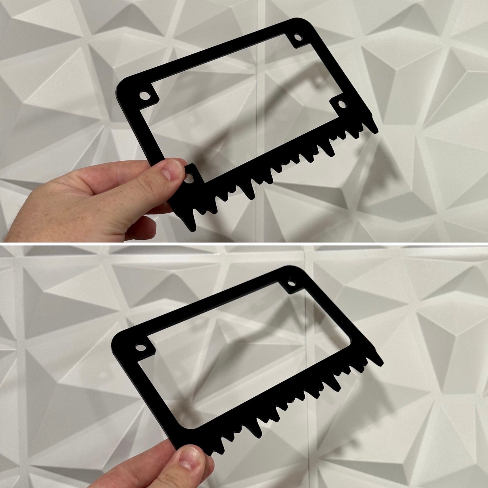 Motorcycle Slime Ooze License Plate Horizontal Frame Cover - JDM Plate ...