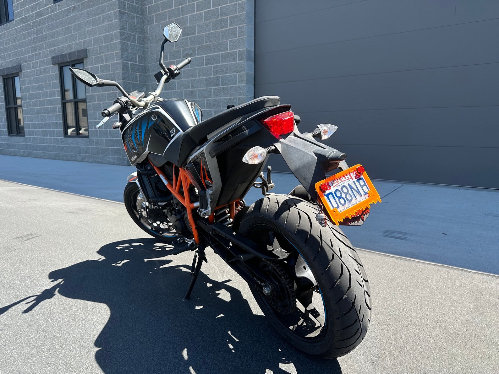 Motorcycle Slime Ooze License Plate Horizontal Frame Cover JDM Plate ...